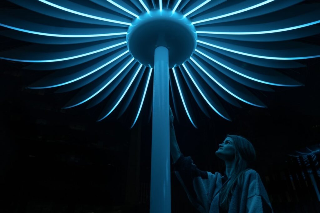 New Vancouver art installation brings lit up umbrellas to core