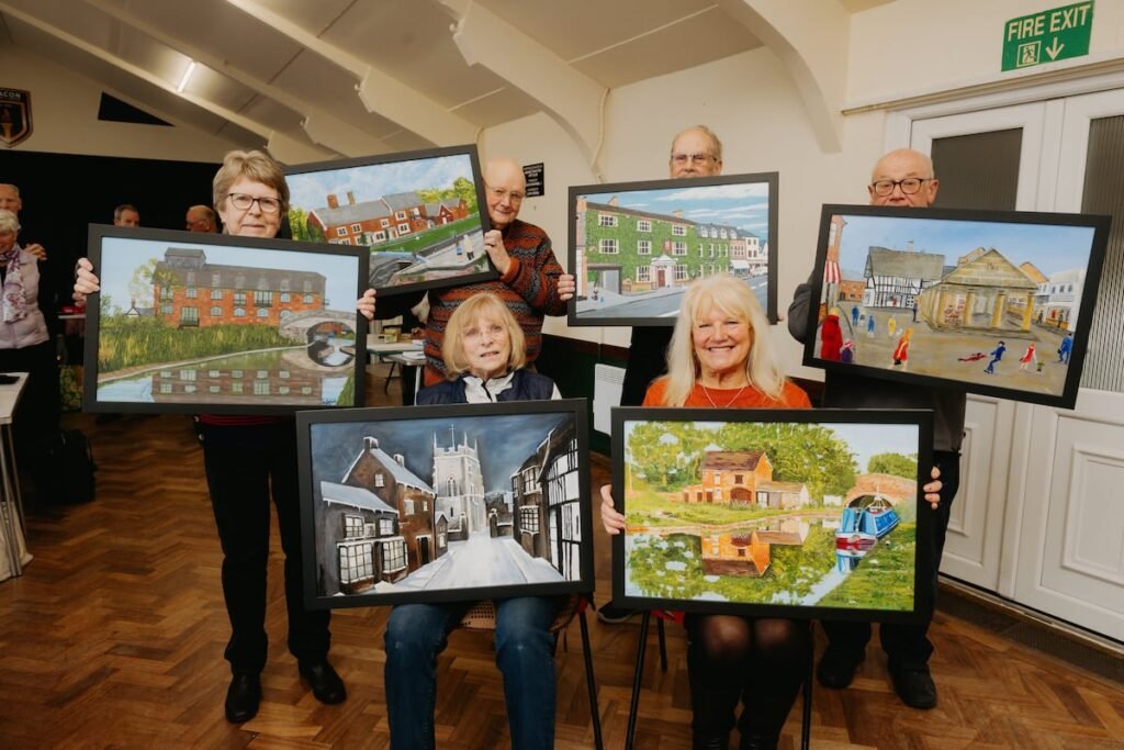 Market Drayton Art Club brings town’s heritage to life with beautiful ...